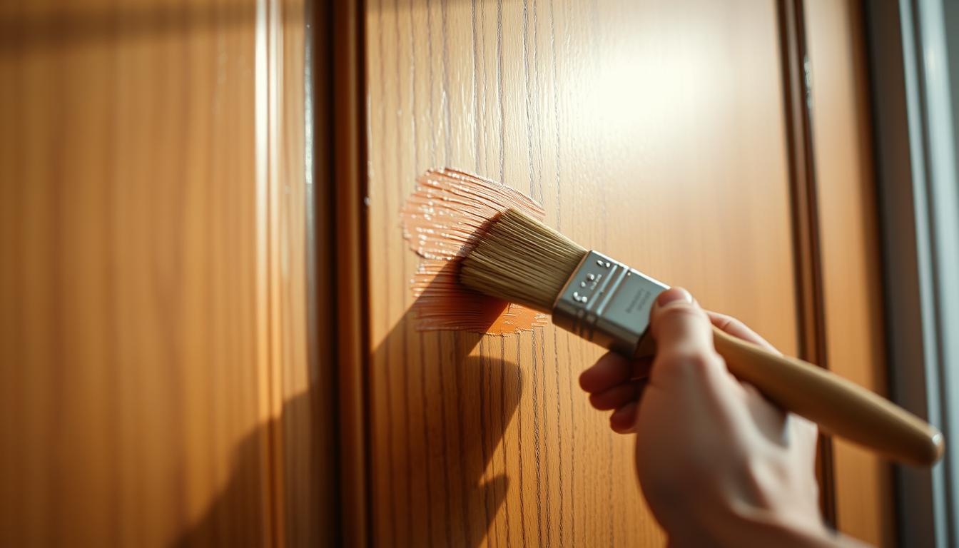 Anleitung: Furnierte Türen streichen leicht gemacht