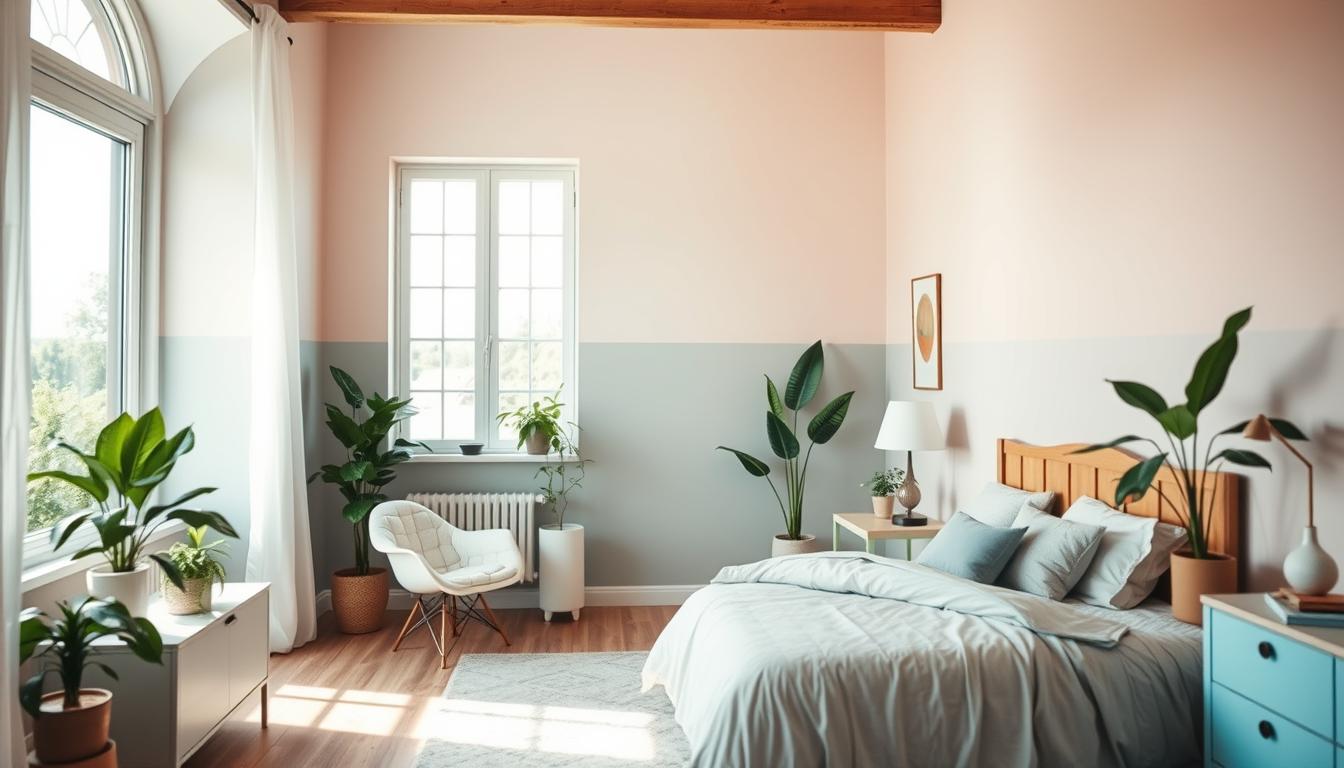 Wand zweifarbig streichen: Kreative Ideen